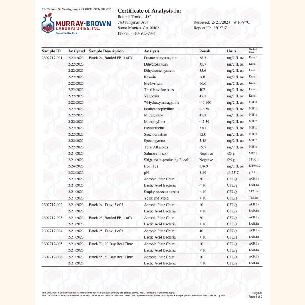 Feel Free Kratom Kava Tonic - 57ml | LOWEST PRICES